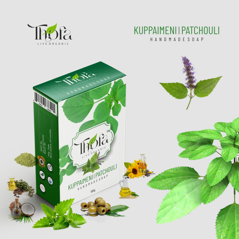 Thofa Kuppaimeni & Patchouli Handmade Soap 100G