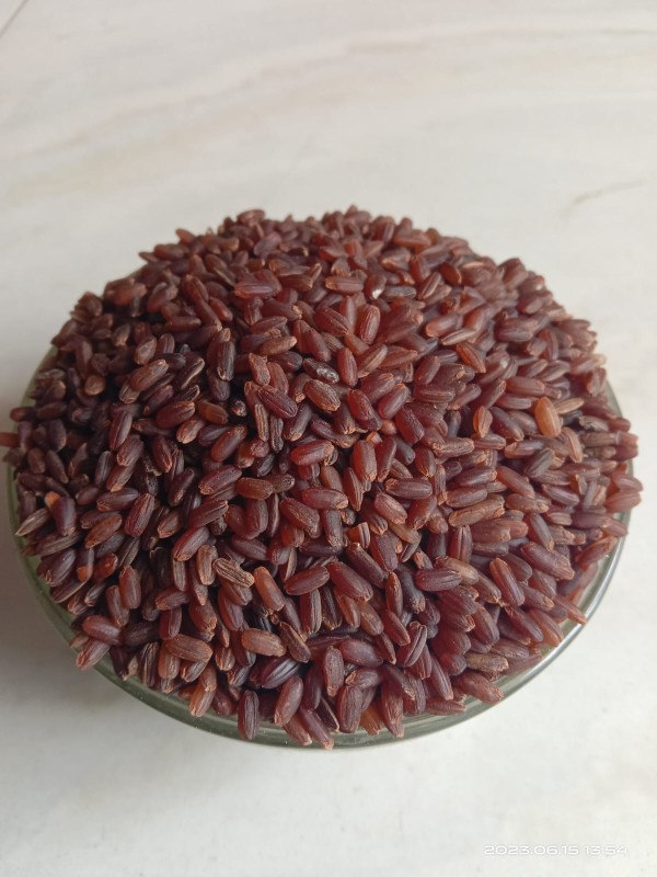 Uzhavan Unavu - Organic - Traditional karunkuruvai rice / Red rice ...